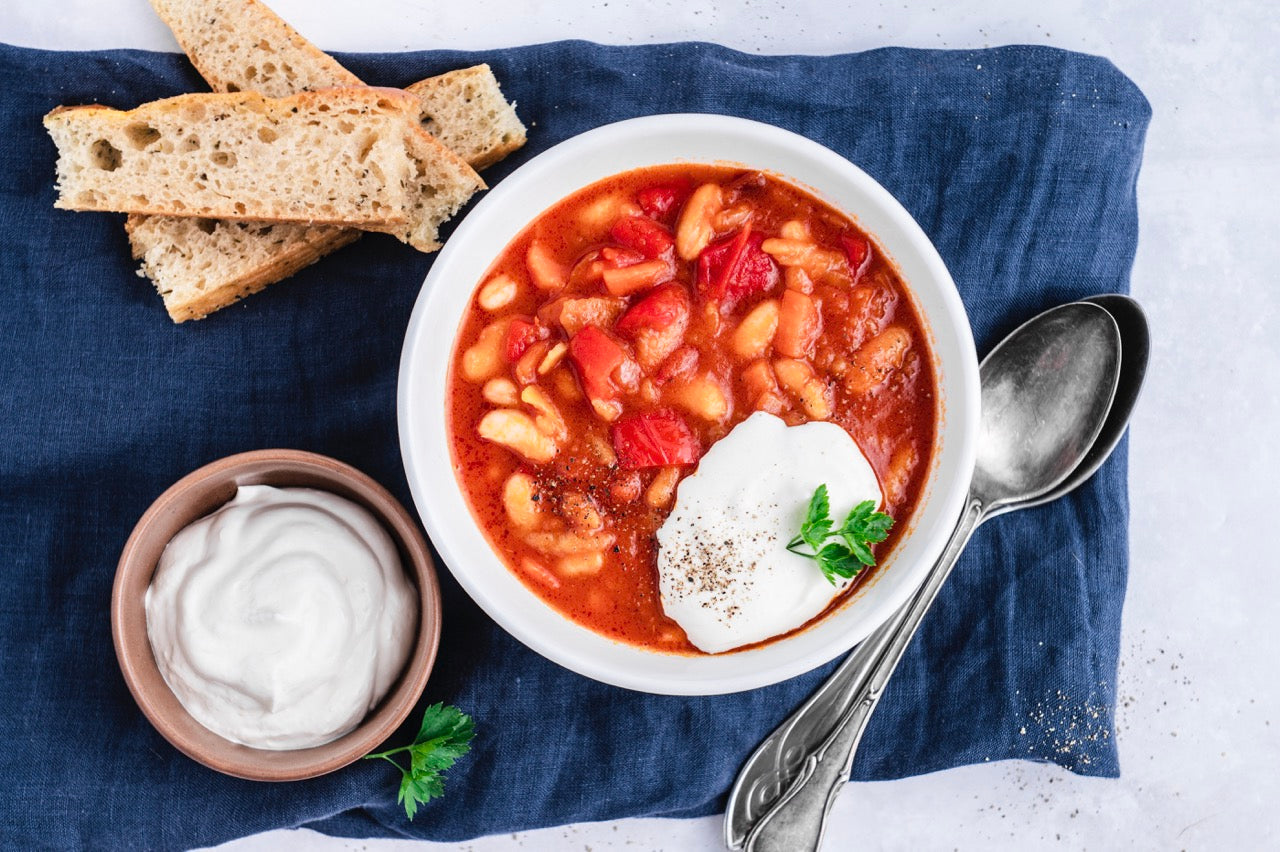 Fasolada » recipe and preparation | MANI